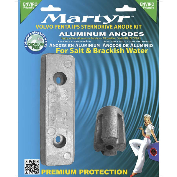 Anode Kit (Aluminium) IPS Drives Volvo Penta 3593881 40005875 Replacem ...
