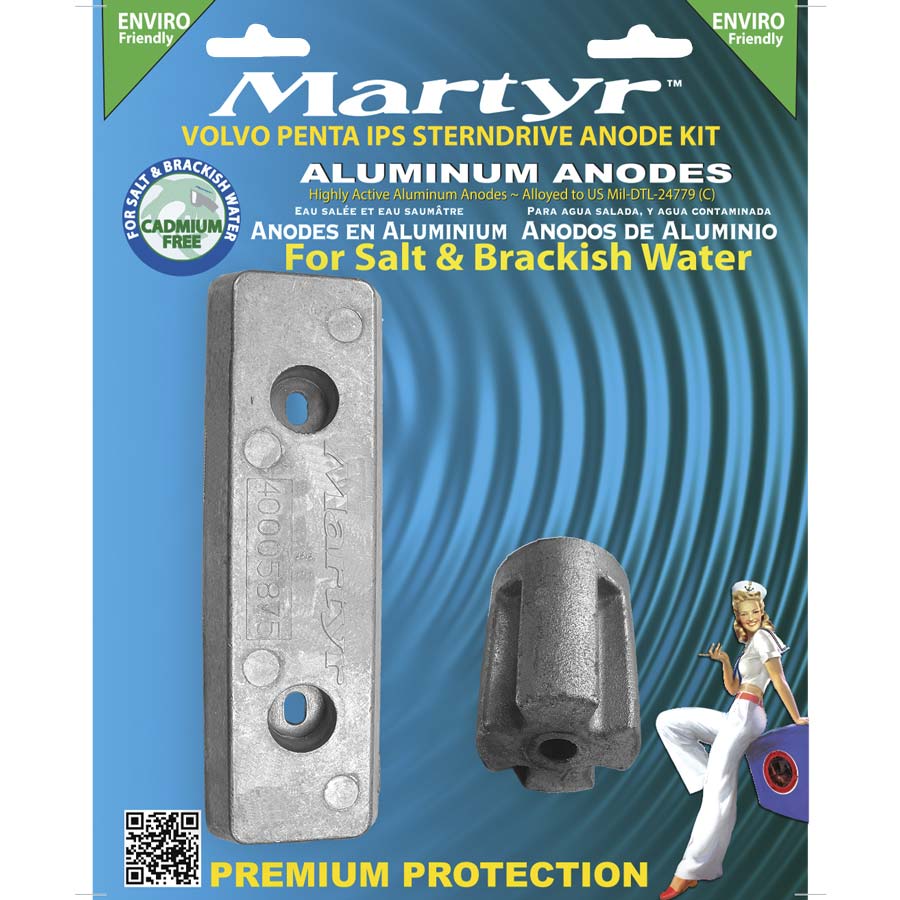 Anode Kit (Aluminium) IPS Drives Volvo Penta 3593881 40005875 Replacem ...