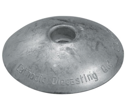 PAIR OF 90 mm Rudder / Trim Tab Anode Zinc - Marine Petrol Parts