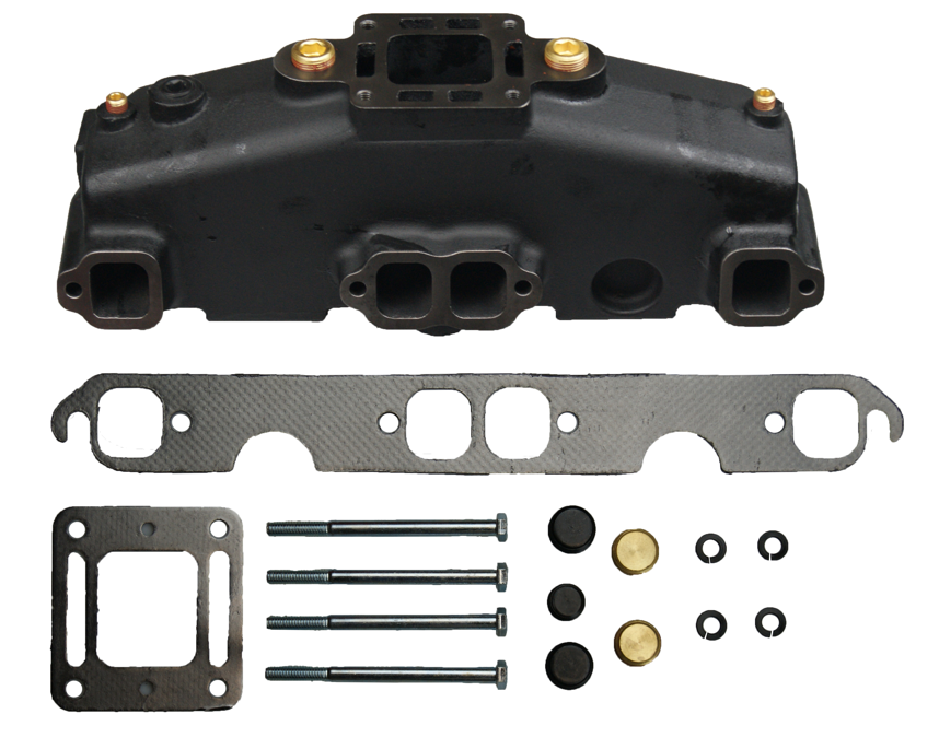 Aftermarket Mercruiser V8 Small Block Exhaust Manifolds - Marine Petrol ...